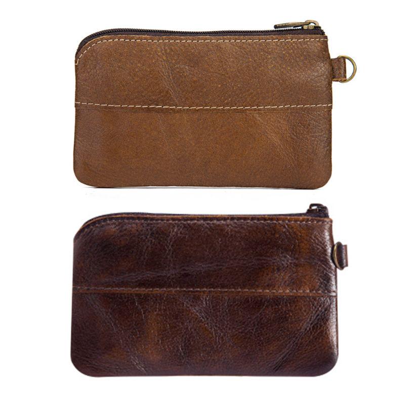 Buy Fashion Women Men Leather Coin Purse Card Wallet Clutch Zipper ...
