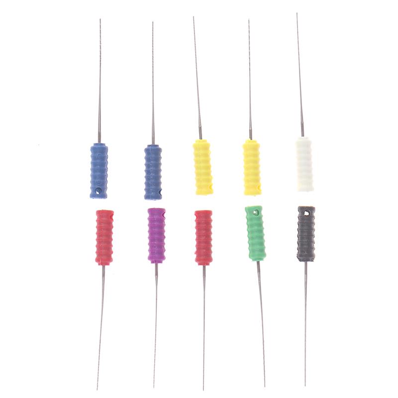 Buy 10Pcs 21 / 25Mm Dental Barbed Broach Medical Stainless Steel Root ...