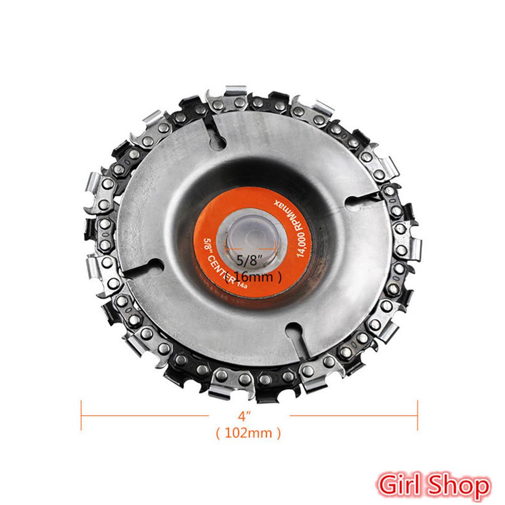 Buy Grinder Chain Disc 4 Inch Wood Carving Disc For 100/115mm Angle ...