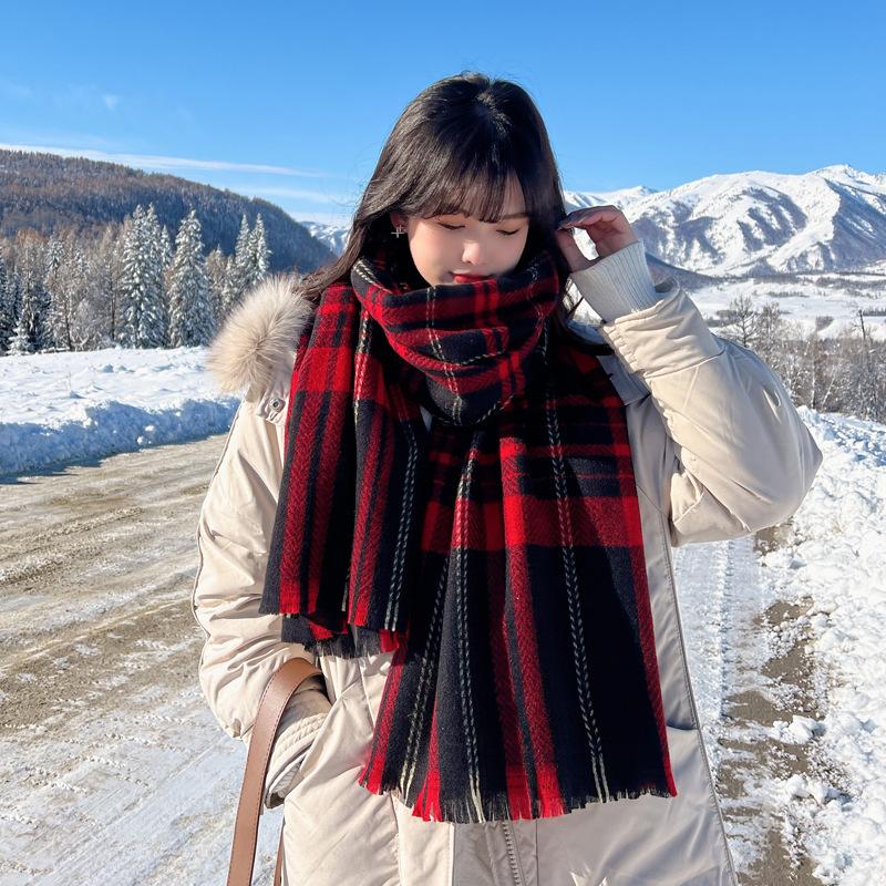 Cheap Fall /Winter Scarf Explosions Solid Color Cashmere Knitted Wool ...