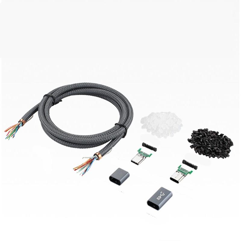 Buy 100W PD 5A Curved USB3.1 Type-C Extension Cable 4K @60Hz 10Gbps USB ...