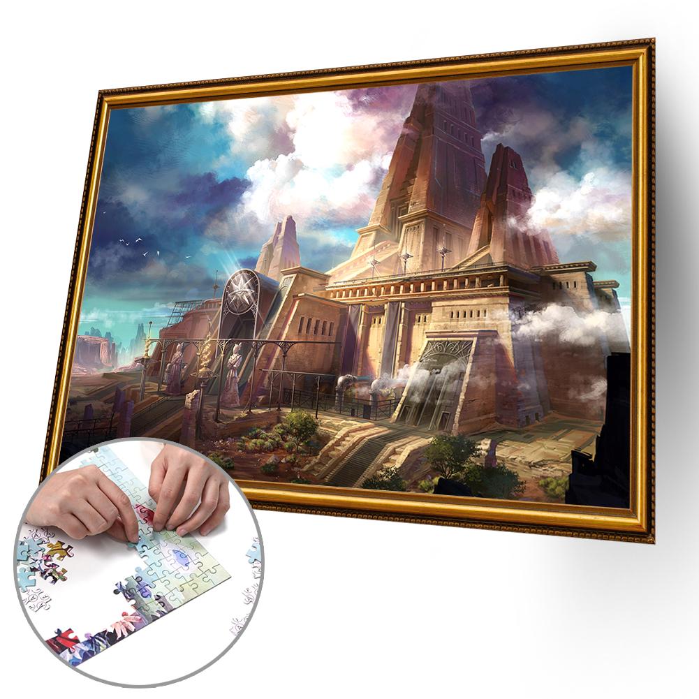 Satın alın 1000pcs DIY Jigsaw Eternal Tower Puzzle Toys Kids Adults ...