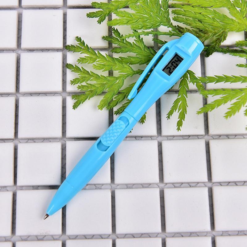 Cheap 1PCS Ballpoint Pen with Digital Electronic Ball Pen Clocks 6 ...