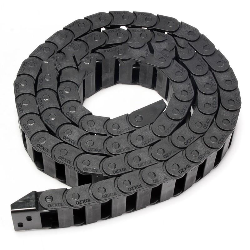 Buy Mayitr 1M 10*20mm R28 Black Nylon Drag Chain Cable Wire Carrier for ...