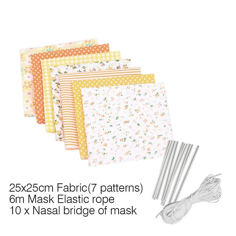 Buy 7Pc Diy Homemade Fack Mask Elastic Band Nose Bridge Diy Mouth Mask ...