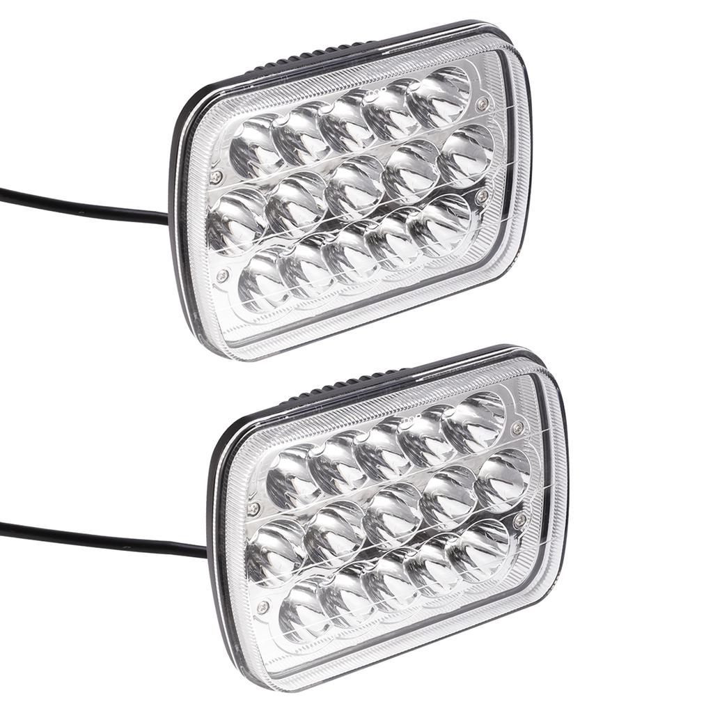 Buy 2pcs 6x7Inch 45W Rectangle Led Headlight High Low Seal Beam for ...