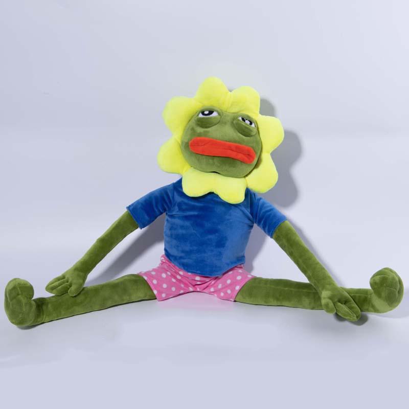 Cheap The Pepe Frog 80cm Plush Toy Sad Frog Stuffed Doll Lone Frog ...