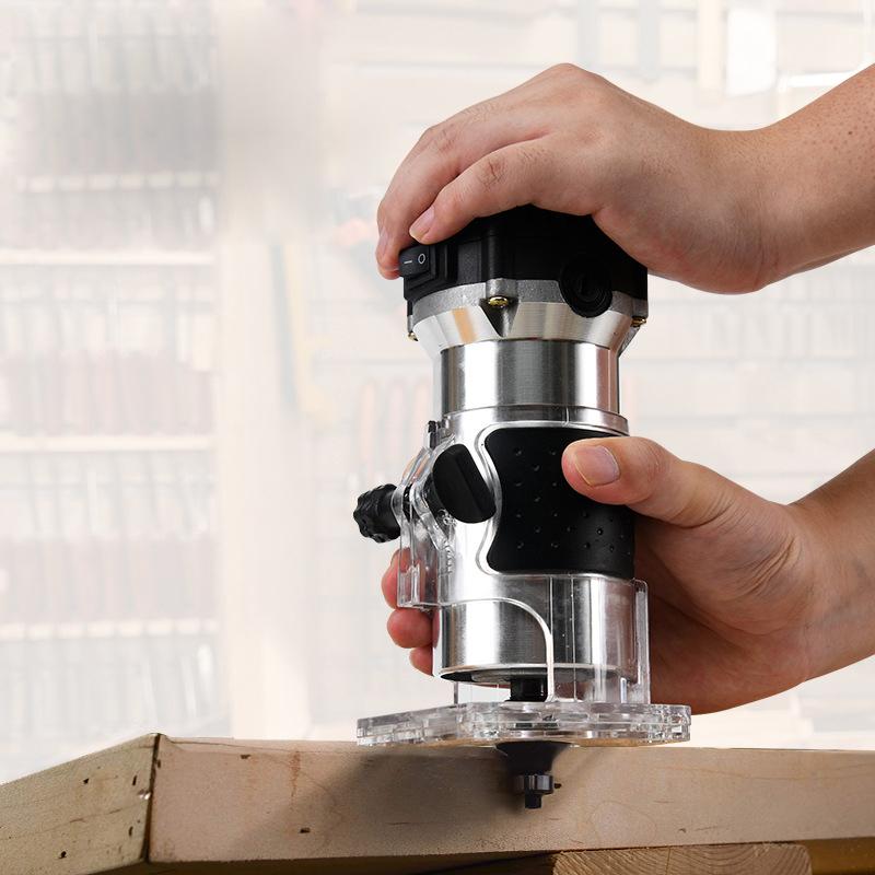 Woodpecker 6-Speed Electric Woodworking Trimmer with Carving Milling ...