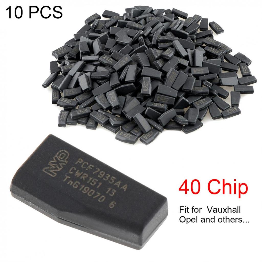 Buy 10pcs Blank ID40 PCF7935AA Carbon Chip Key Transponder Chip at ...