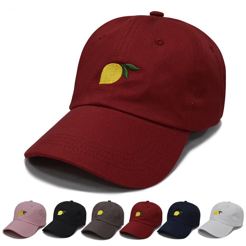 1Pc Adjustable Lemon Print Baseball Cap Funny Lemonade Baseball Hat For ...