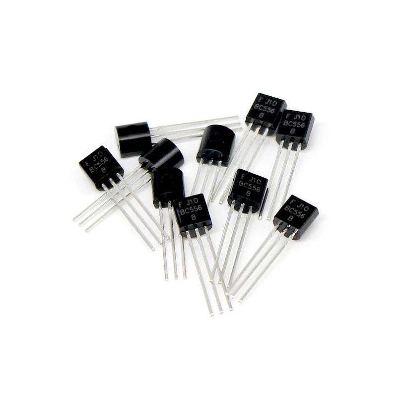 50PCS/lot BC556 Transistors TO-92 0.1A 65V PNP New Original uygun ...