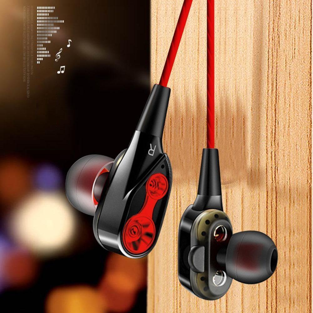 Noise Isolation Good Quality Sport In-ear Dual-Dynamic Earphone with ...