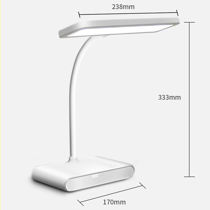 Buy Led Rechargeable Table Lamp Eye Protection Work and Study Dormitory ...
