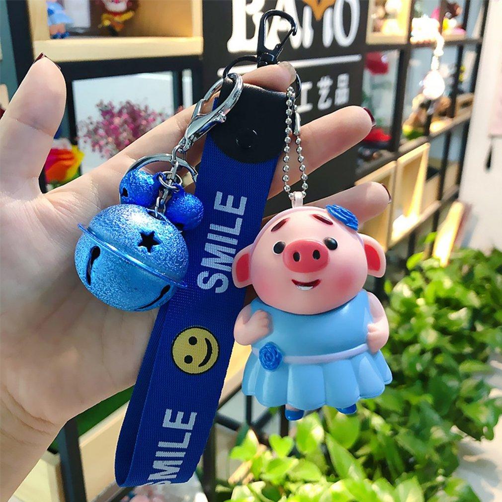 Cumpără Cute Creative Cartoon Doll Key Chain Creative Bell Car Key ...
