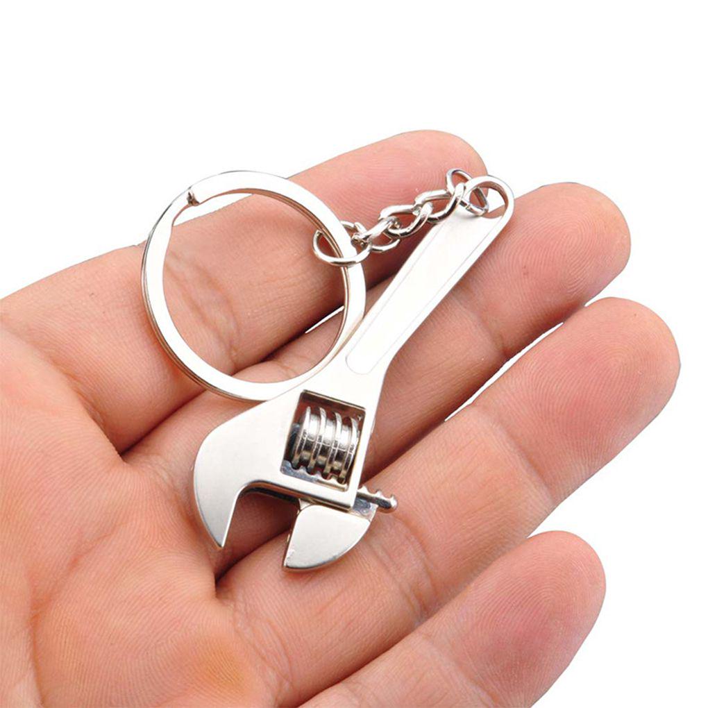 Buy Mini Adjustable Wrench Keychain Pendant Keyring Men Boys Cool ...