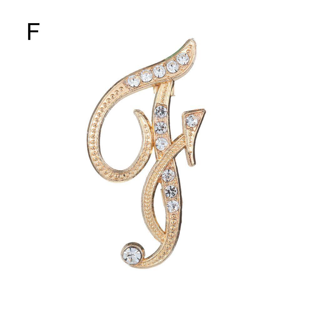 Buy Suit Collar Accessories Initial Lapel Pin 26 English Letters ...