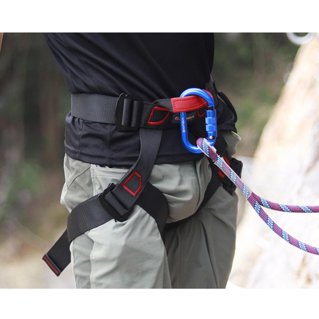 Cheap Climbing Harness Adjustable Waist Safe Belt Wider Rappelling ...