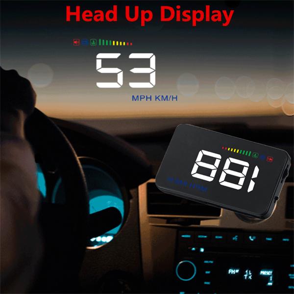 Buy A500 HUD Head Up Display Speedometer Digital Trip Computer OBD2 ...