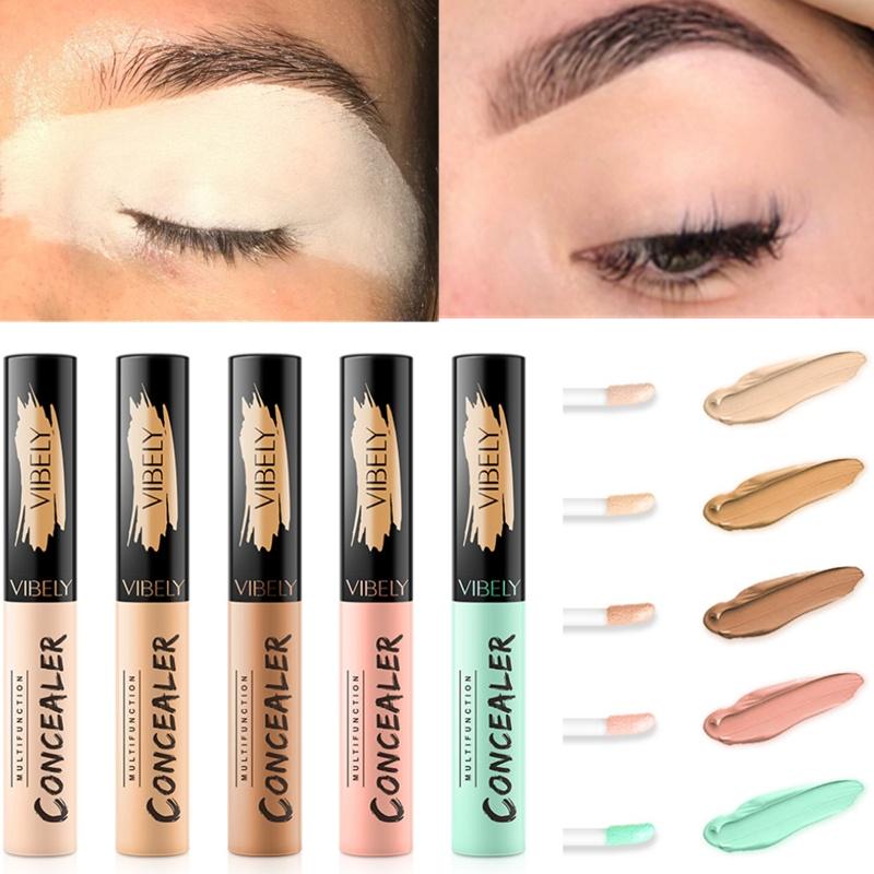 5 Colors Makeup Concealer Cream Face Corrector Liquid Make Up Base ...