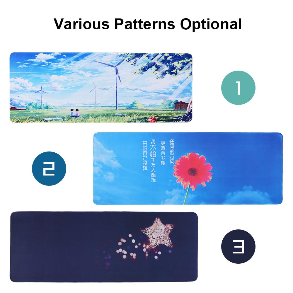 Extra Large Mouse Pad Anti-Slip Mouse Mat Rubber Desk Keyboard Mouse ...