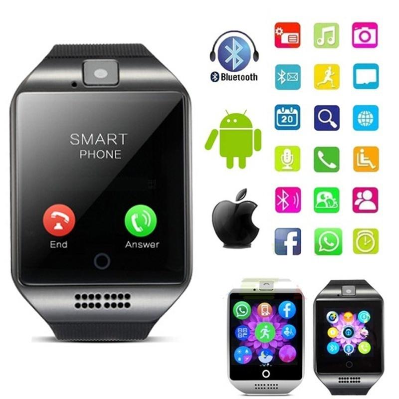 Buy Q18 Bluetooth Smart Watch Waterproof Smart Band with Camera ...