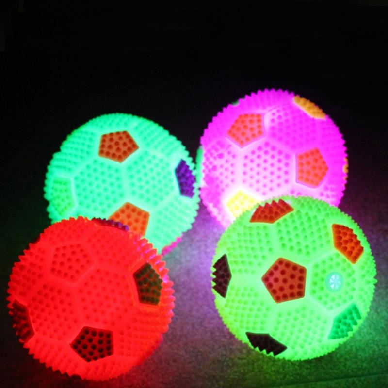 Buy 1x Light Up Sounding Ball Flashing Bouncing Balls Hedgehog Ball ...