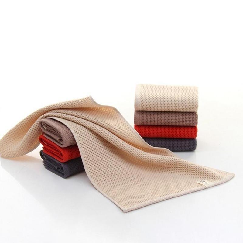 Buy Soft Water Absorbent Towel Cotton Jacquard Honeycomb Towel for ...