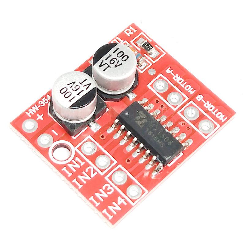 1.5A 2 Way DC Motor Driver Module 2 Channel PWM Speed Dual H-Bridge ...