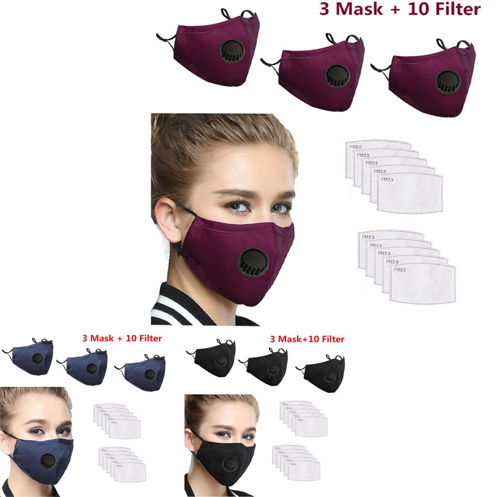 Reusable Mask, Mask PM2.5 Windproof Foggy Haze Pollution Respirato ...