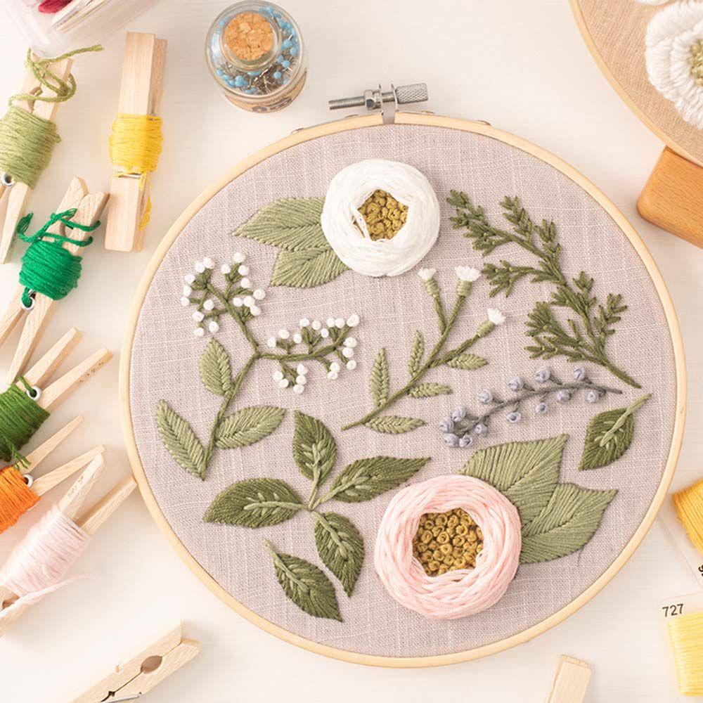 Buy Kruissteek Sewing Accessories Needle Thread Embroidery Hoop Sewing ...