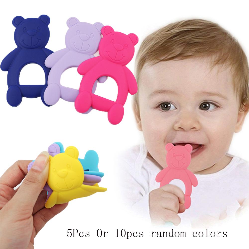 Buy Safety Baby Bear Shape Pacifier Health Care Teether Toys Baby ...