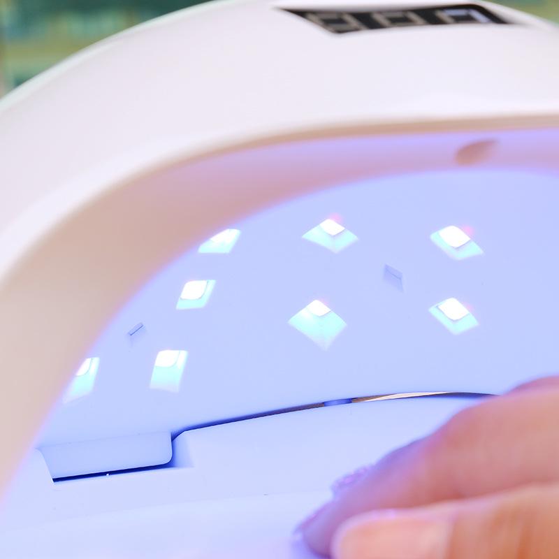 Buy SUNUV SUN5 Plus 48W Dual UV LED Nail Lamp Nail Dryer Gel Polish Curing Light with Bottom 15s ...