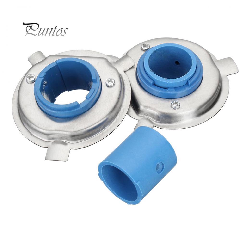 Buy 2Pcs LED Headlight Lamp Bulb Base Adapter Sockets Retainer Holder ...