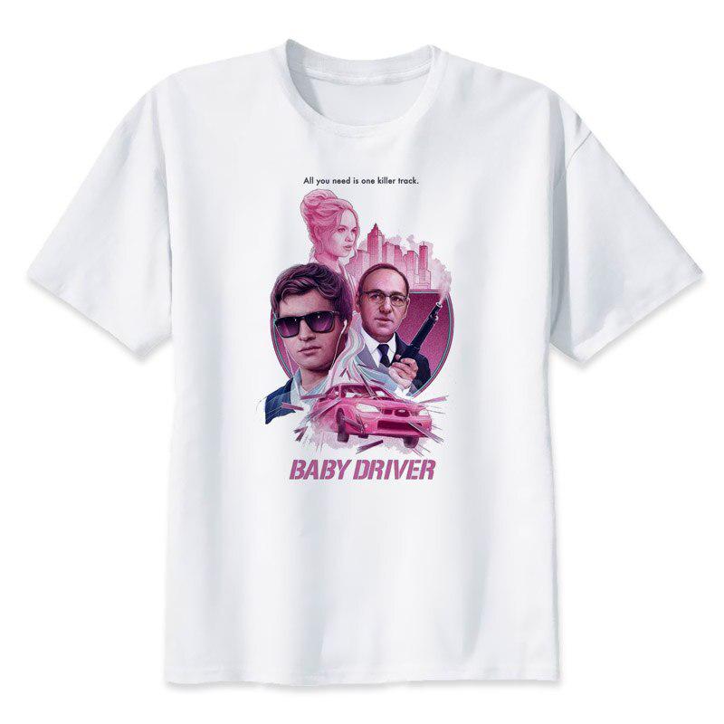 Buy Baby Driver T Shirt MOVIE T Shirt Men Summer Men S Male Fashion ...