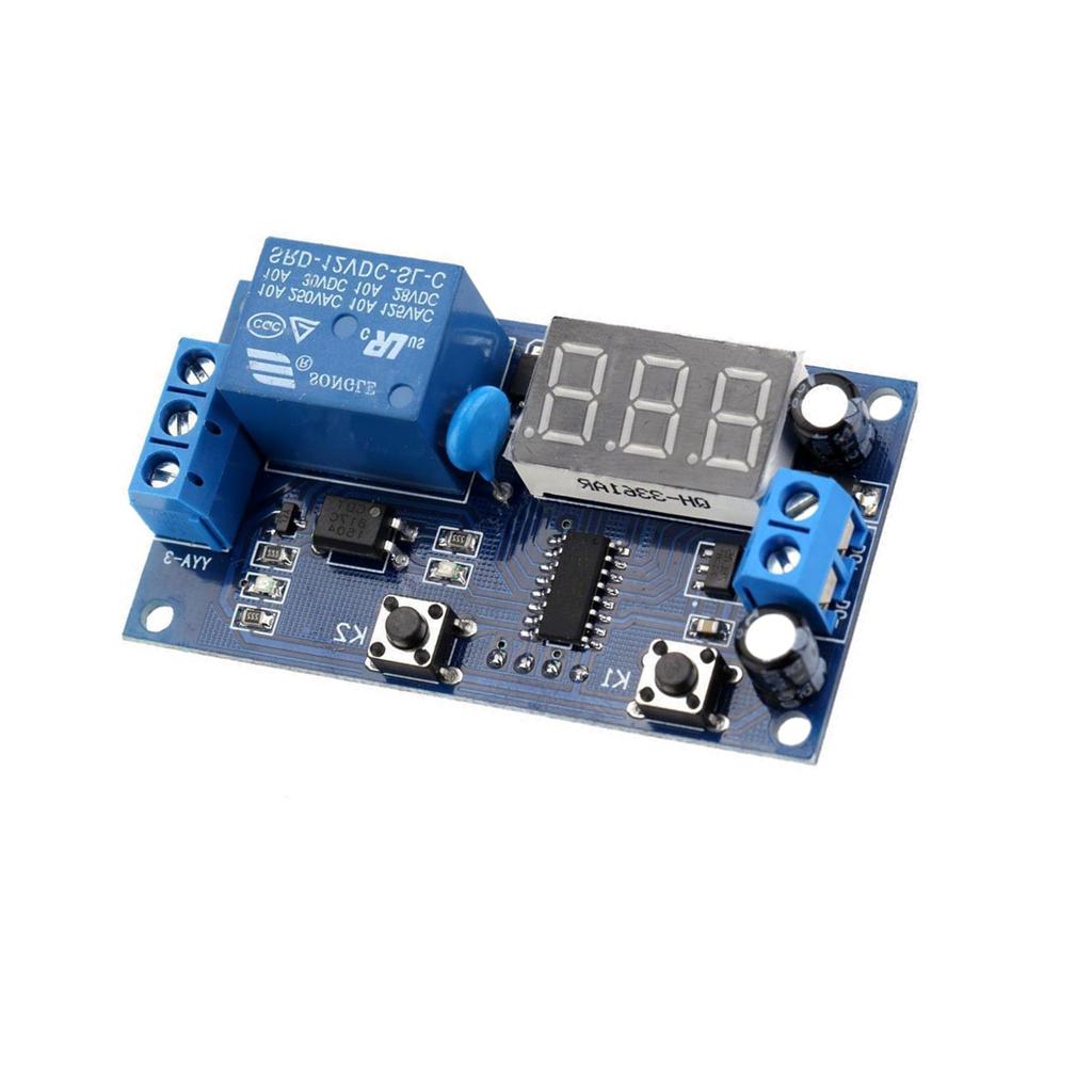Buy DC 12V Delay Timer Control Switch Relay Module with LED Digital ...