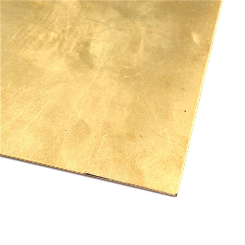 Cheap Brass Metal Thin Sheet Foil Plate Thick 0.5Mm/0.8Mm/1Mm/2Mm ...