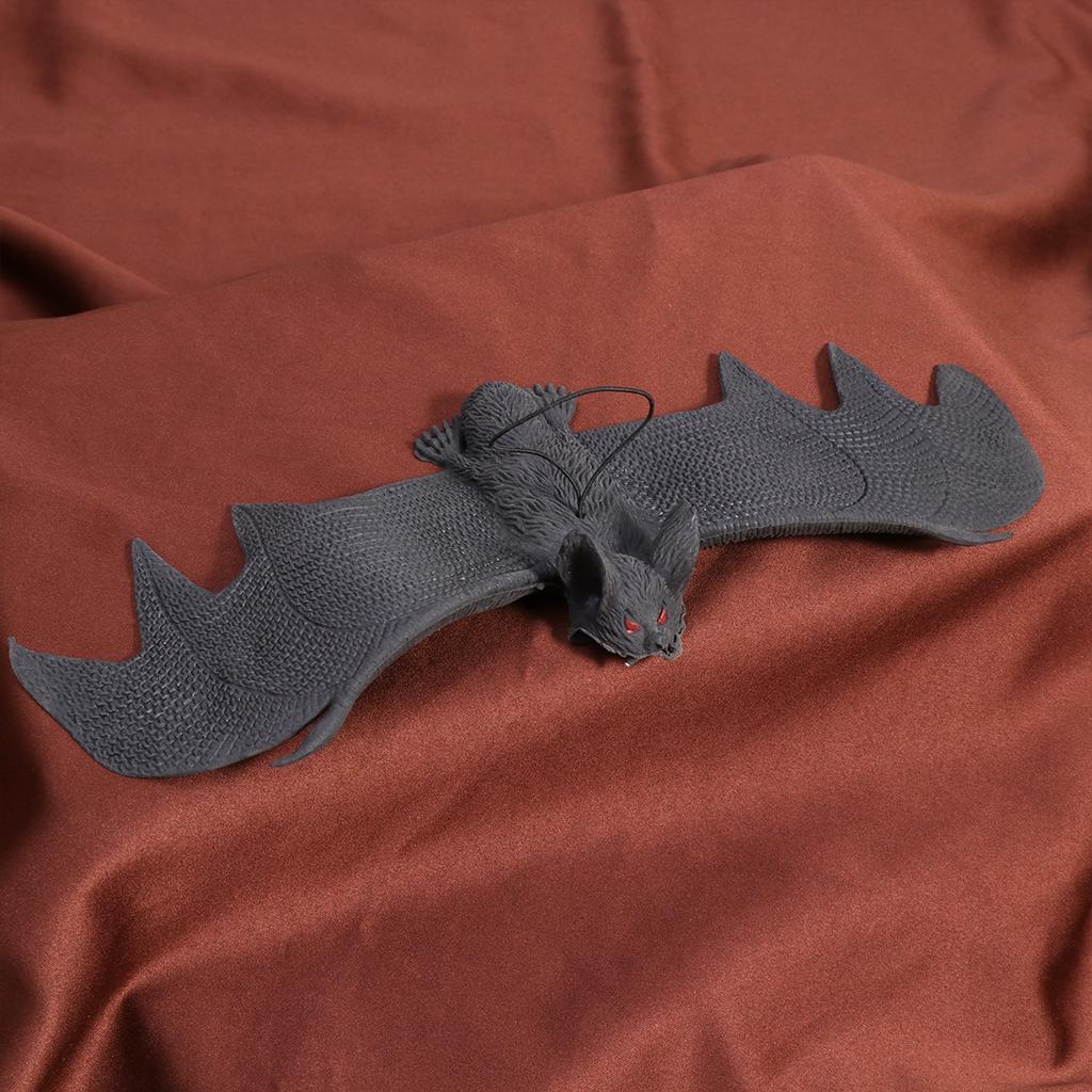 Buy 2PCS Simulation Flying Bats Horrible Ornaments Layout Props for ...