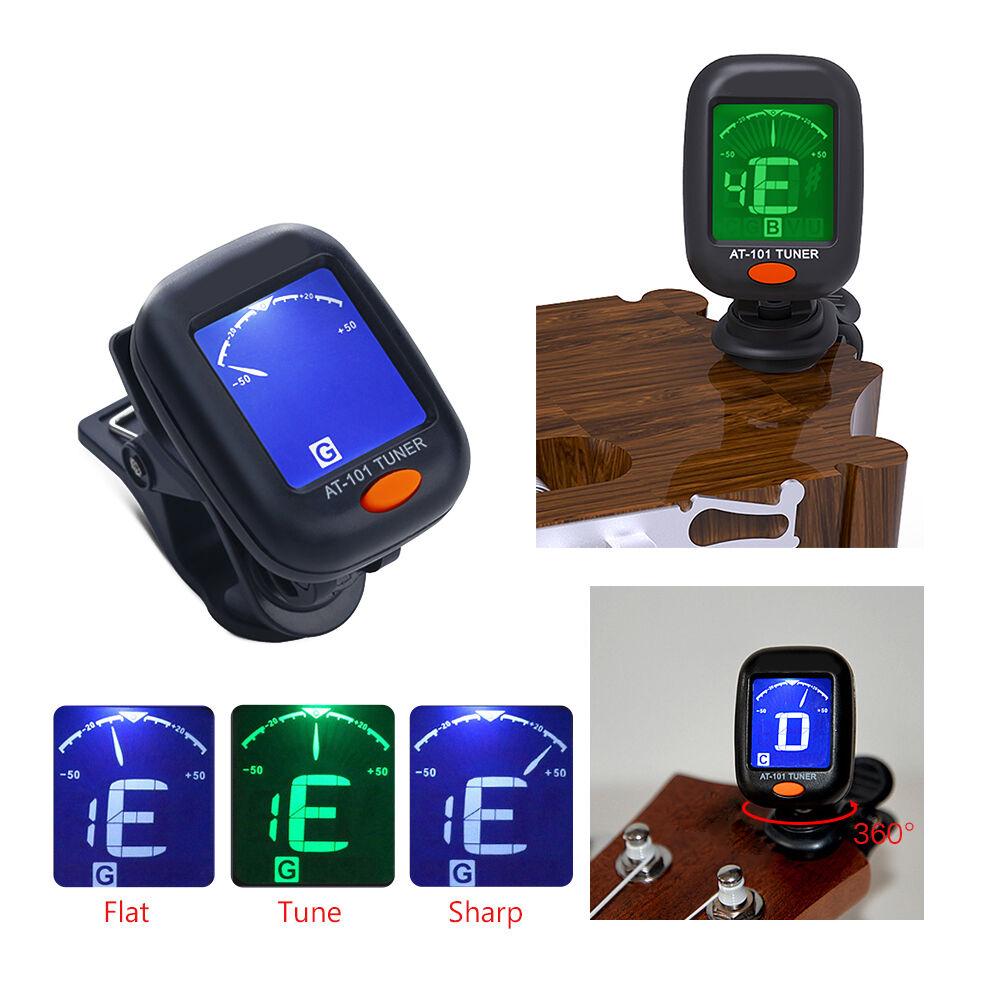 Buy Digital Electric Tuner LCD Display Clip On For Tuning Chromatic ...