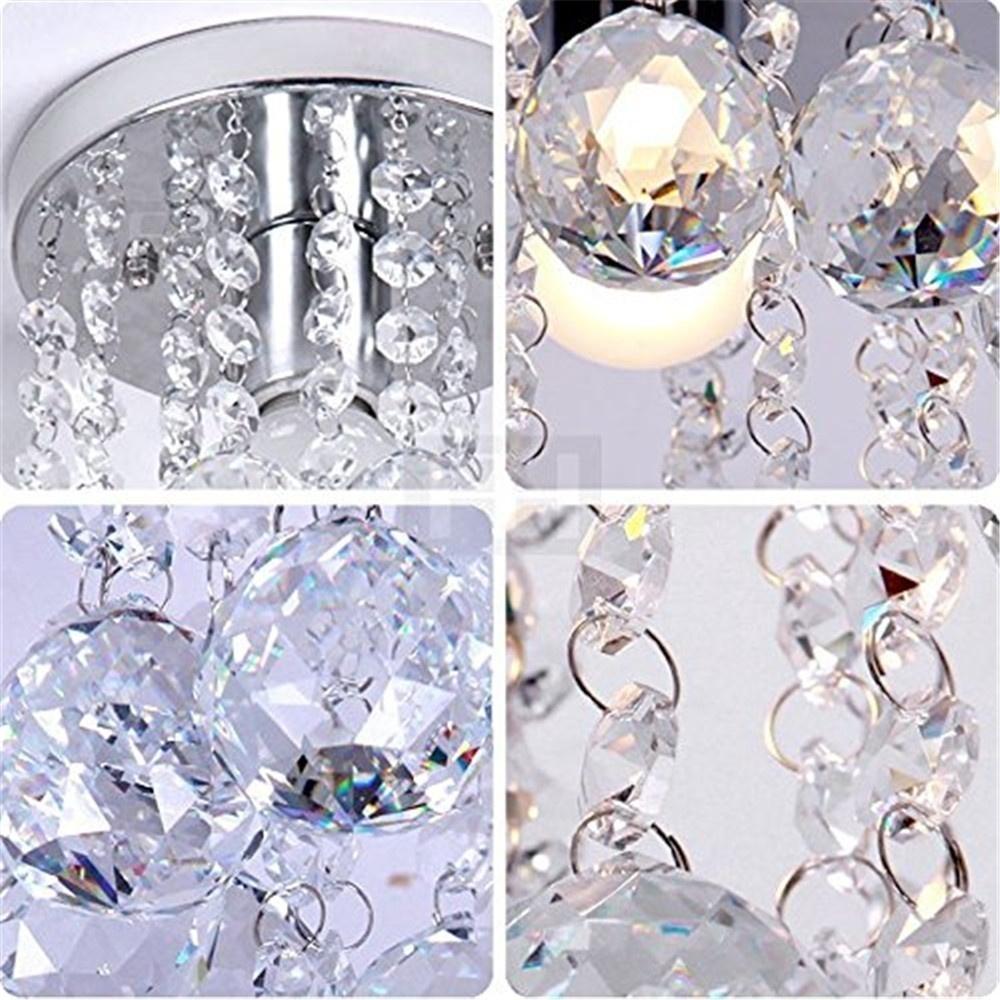 Buy 15/20/25cm Crystal Chandelier Light Mini Ceiling Lamp Fixture Small ...