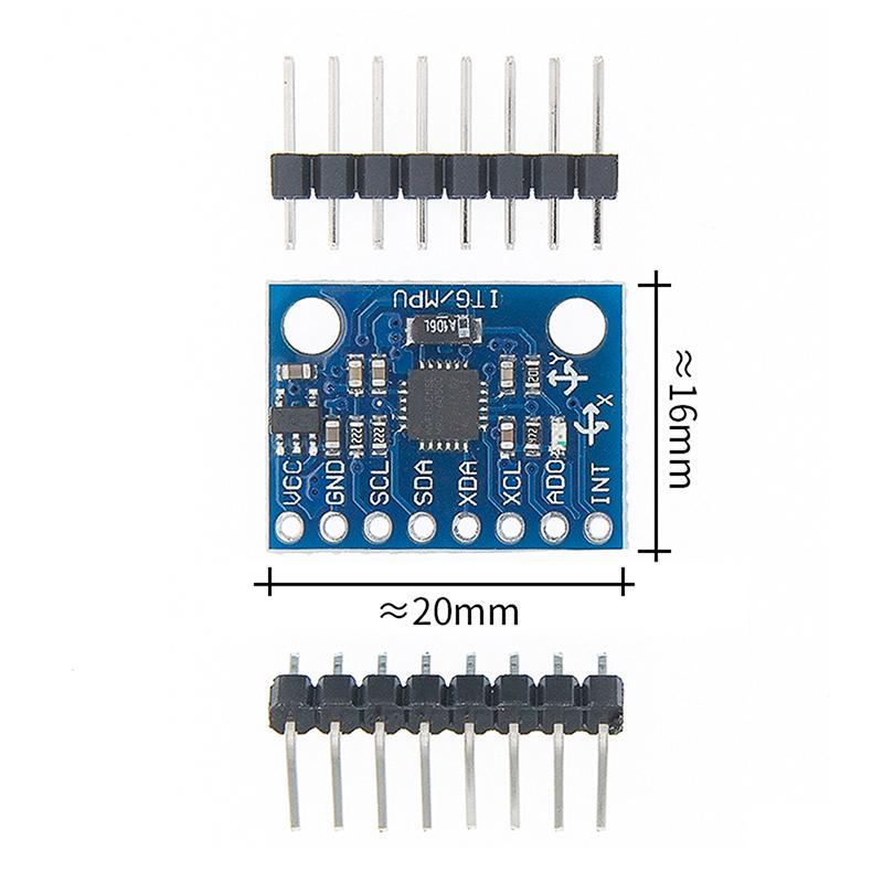 Buy 1/2/3/4/5/10 pcs MPU-6050 GY-521 3 Axis Gyroscope + Accelerometer ...