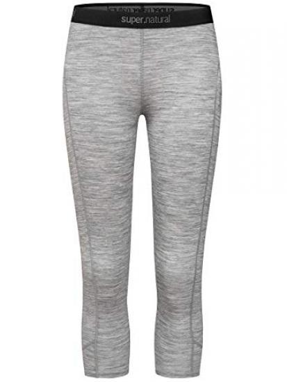 Buy Supernatural Base 3/4 Leggings 175 Woman, Ash Melange, Fr: S ...