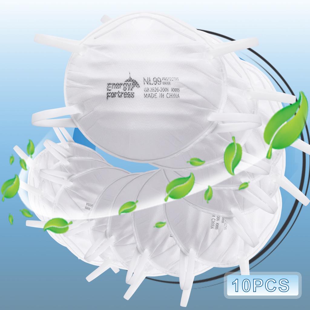 Buy 10PCS NL99 Face Mask 4 Layers Disposable Protective Mask 99% Filtration Effeciency KN99 FFP3 ...