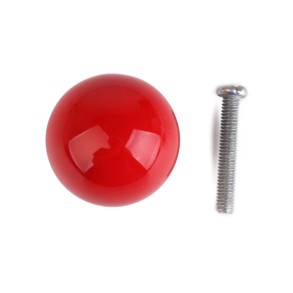 Drawer Cabinet Door Pull Handle Knob Ball Handles 1pcs Red uygun ...