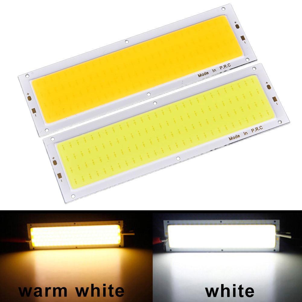 1000LM 10W COB LED Strip Light High Power Lamp Chip Warm/Cool White 12V ...