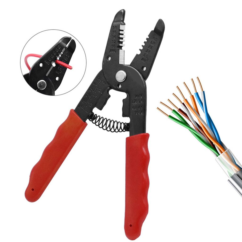 Multifunctional Cable Crimper Fast Stripping Ruler Pliers Terminal ...