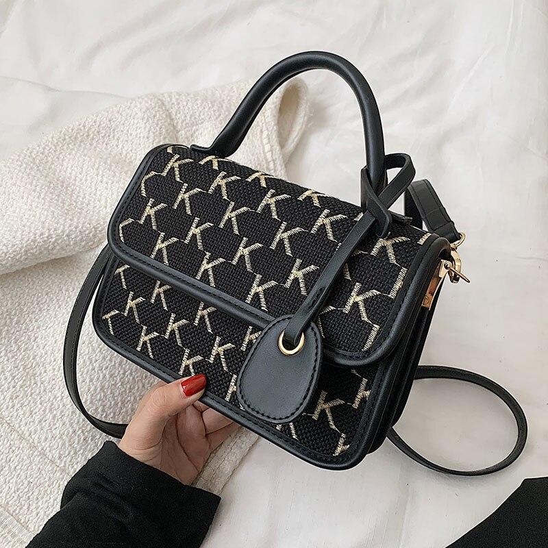 Buy Letter Designer Small Crossbody Bags with Short Handle for Women ...