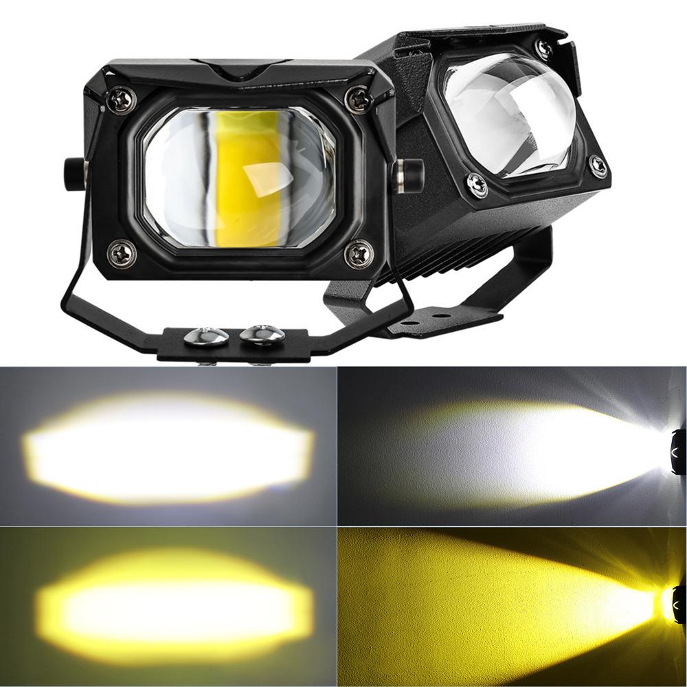 Buy 12D 3" 100W Led Motocycle Headlight 6000K 3000K LED Work Light with ...