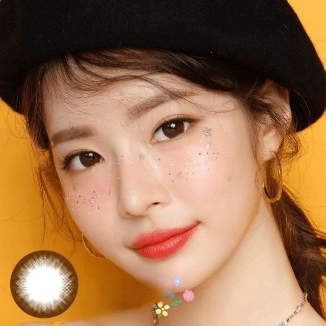 Satın alın 14.5MM Kimchi Prens Siyah Kore Renkli Kontakt Lens Kimchi ...