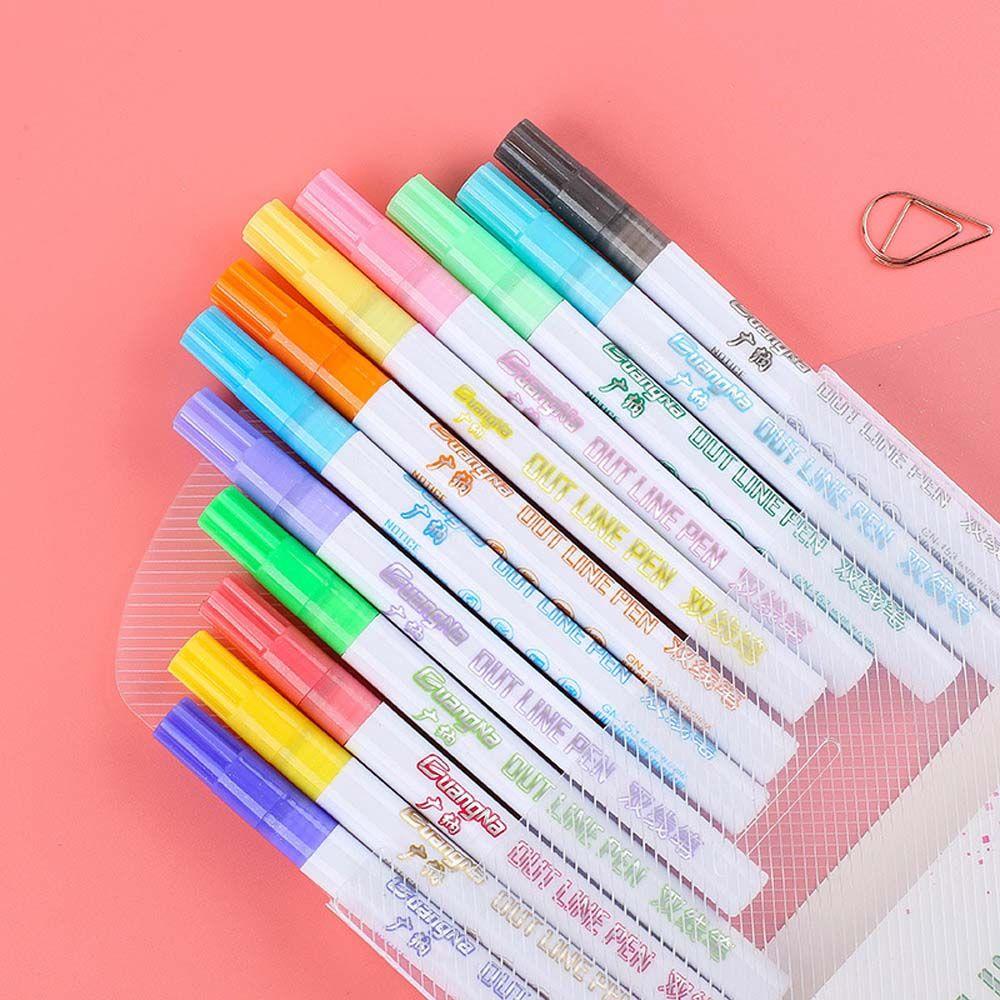 Buy Highlighter Scrapbook Office Supplies Poster Double Line ...