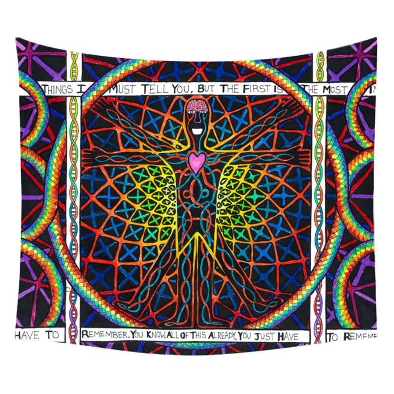 Geometric Irregular Hippie Mandala Pattern Tapestry Painting Art Wall ...